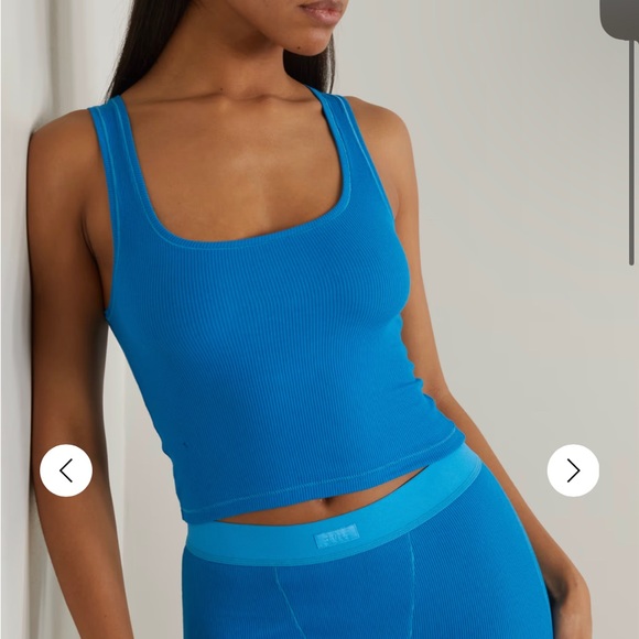 SKIMS | Tops | Nwt Skims Mykonos Tank And Boyshort Set | Poshmark